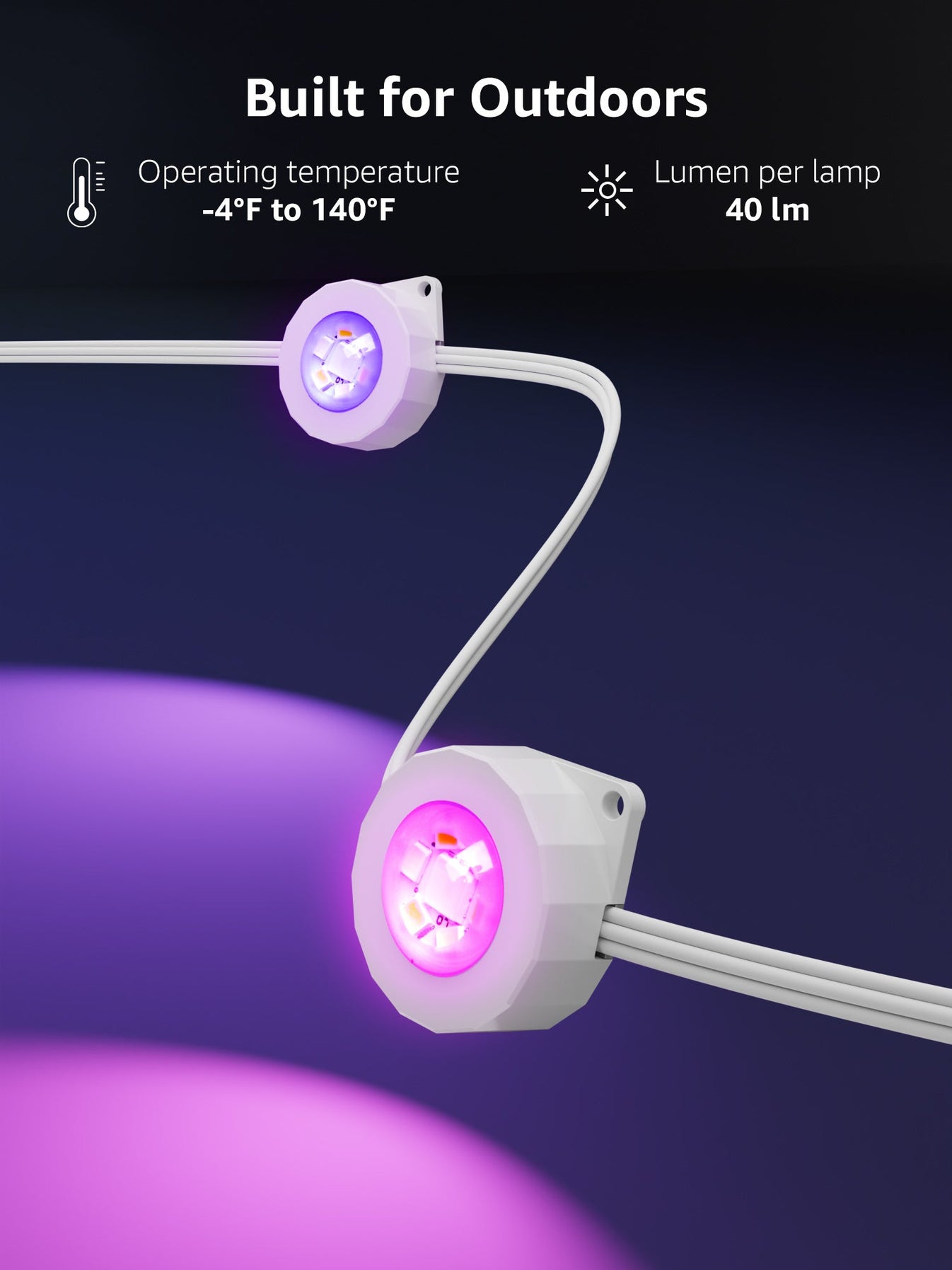 Lepro E1 AI Permanent Outdoor Lights | Holiday & Year-Round Decor ...