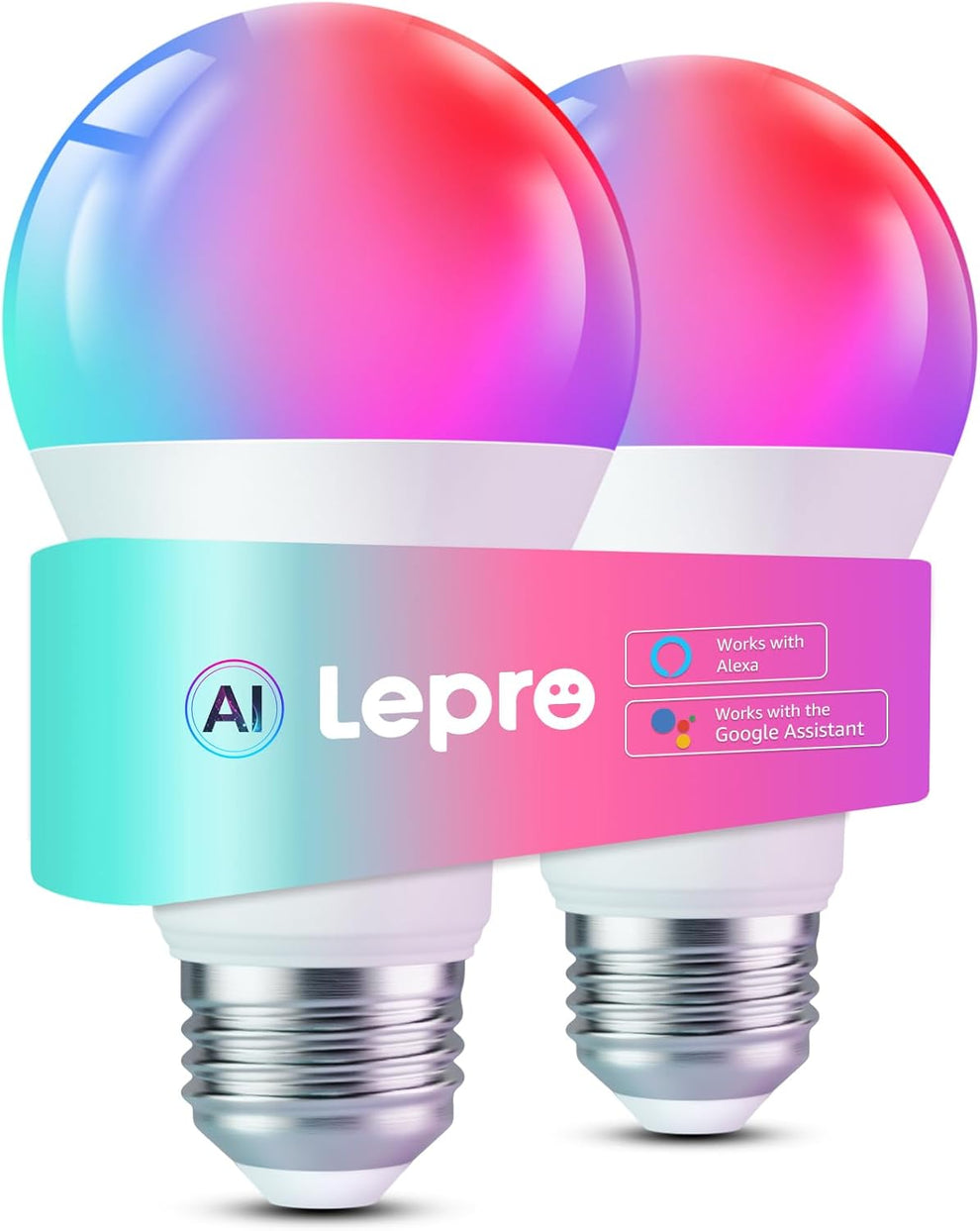 Lepro B2 AI Smart Bulbs | Multi-Color LED Bulbs with Music Sync – Lepro US