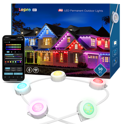 Lepro E1 AI Permanent Outdoor Lights | Holiday & Year-Round Decor ...